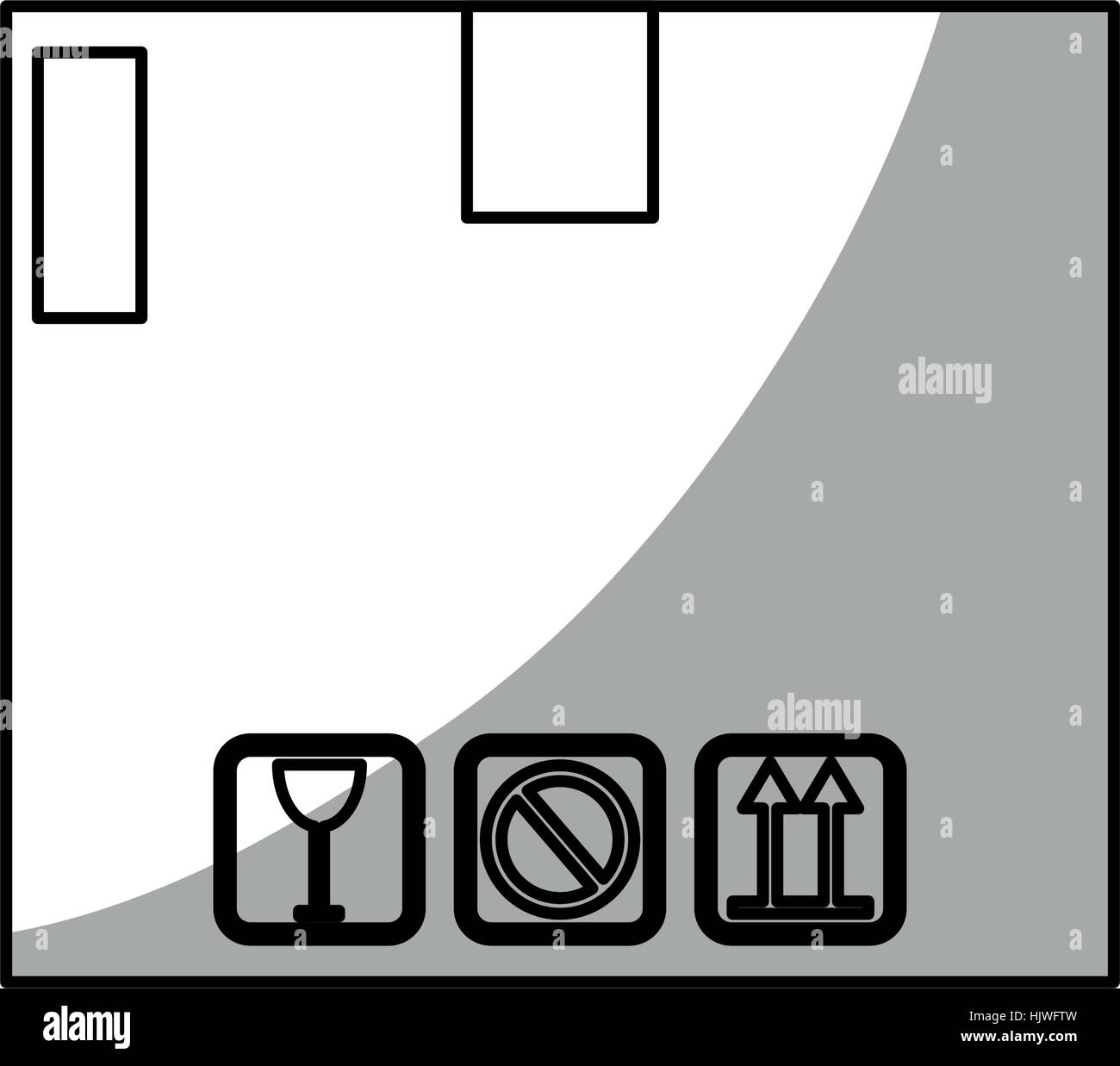 carton box icon Stock Vector Image & Art - Alamy