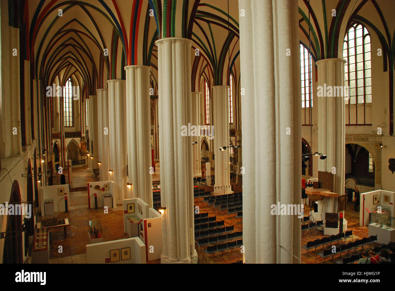 Inside the Nikolaikirche Nikolaiviertel Berlin Germany Stock Photo - Alamy
