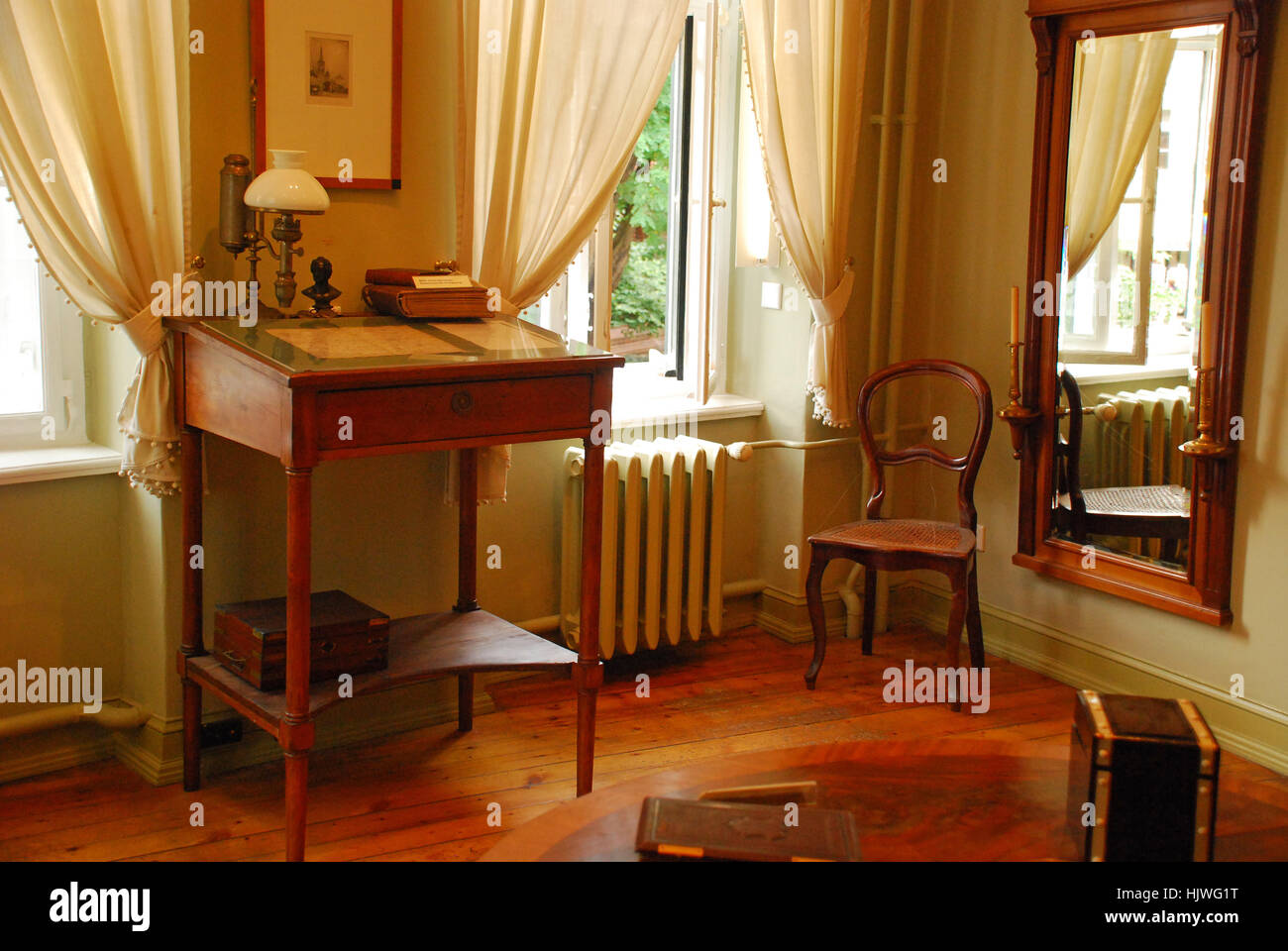 Inside the Biedermeier museum in the Knoblauch house Nikolaiviertel ...