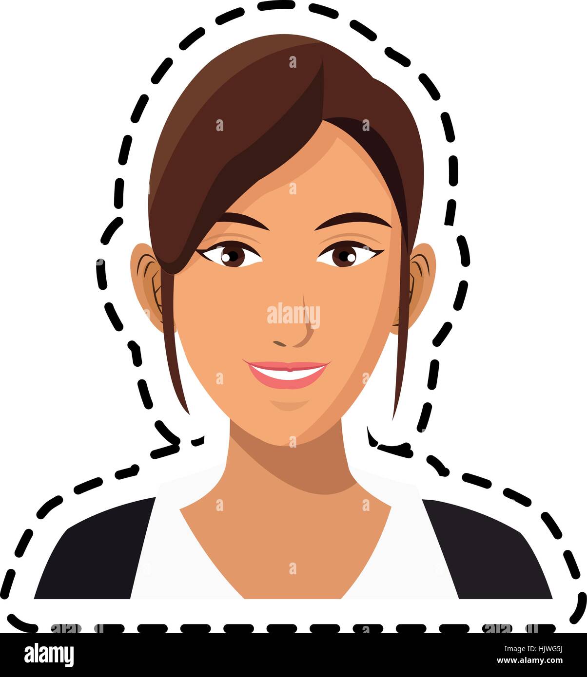 woman cartoon icon Stock Vector Image & Art - Alamy