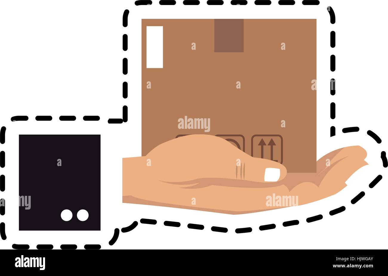 carton box icon Stock Vector Image & Art - Alamy
