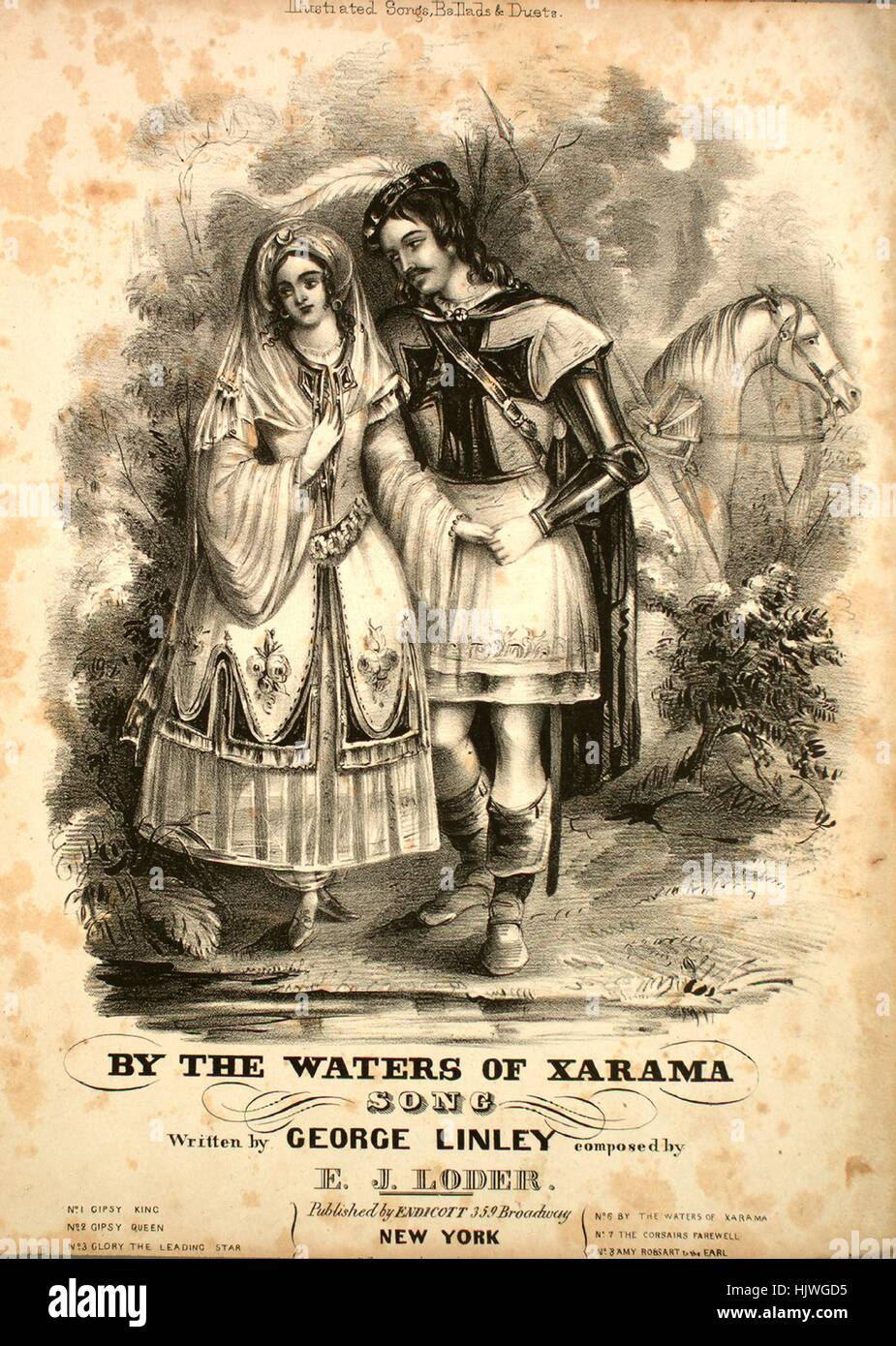 Sheet music cover image of the song 'By the Waters of Xarama Song ...