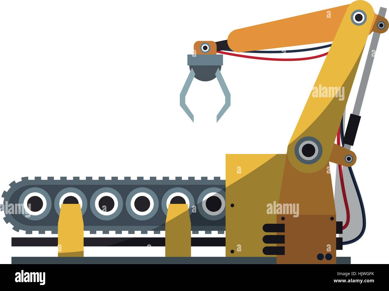 industrial robot design Stock Vector Image & Art - Alamy