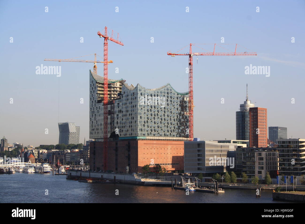 harbor, hamburg, skyline, harbours, philharmonic orchestra, hafen city ...