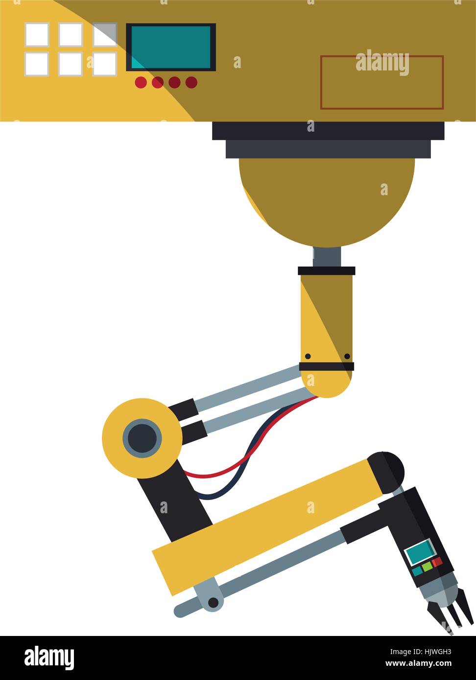 industrial robot design Stock Vector Image & Art - Alamy