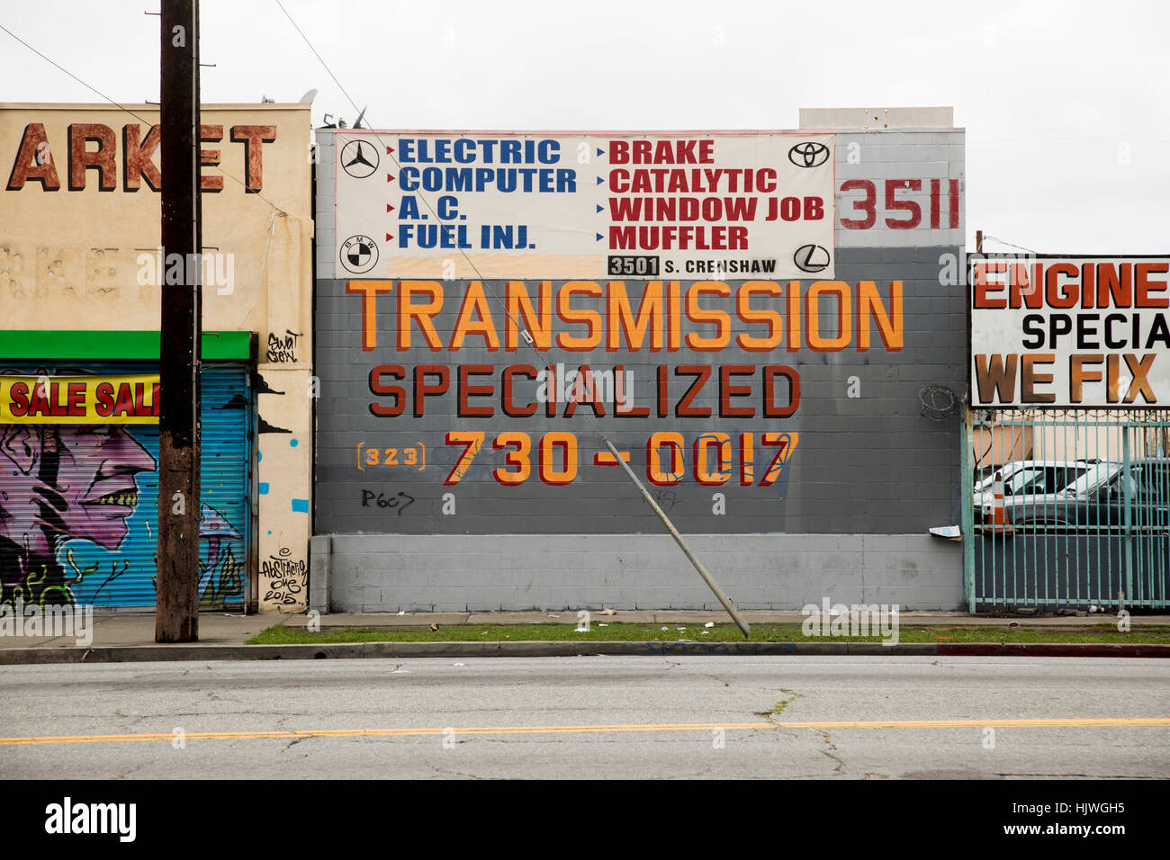 Los Angeles Crenshaw Boulevard High Resolution Stock Photography and ...