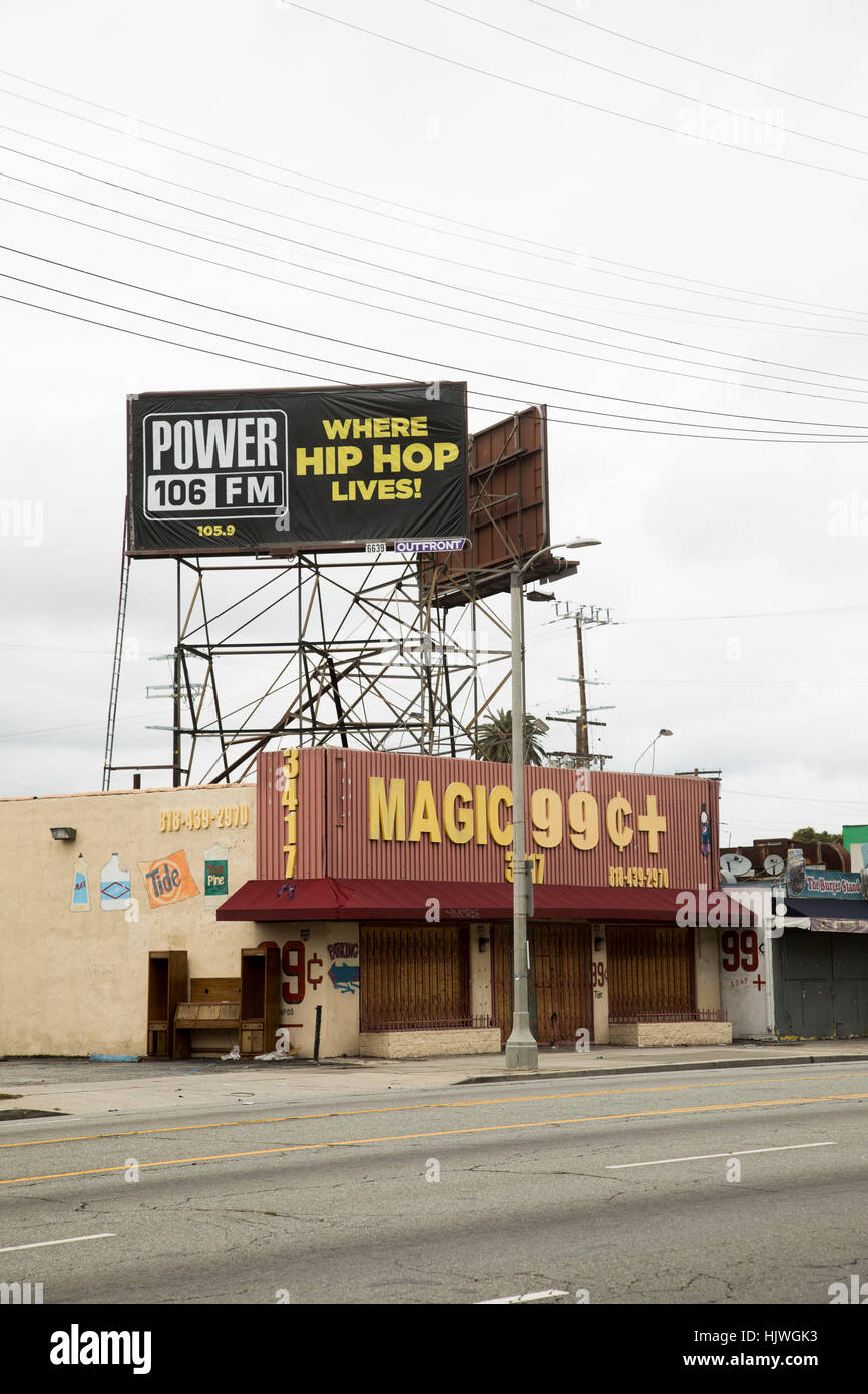 Crenshaw Boulevard, South Los Angeles, Los Angeles, California, USA ...