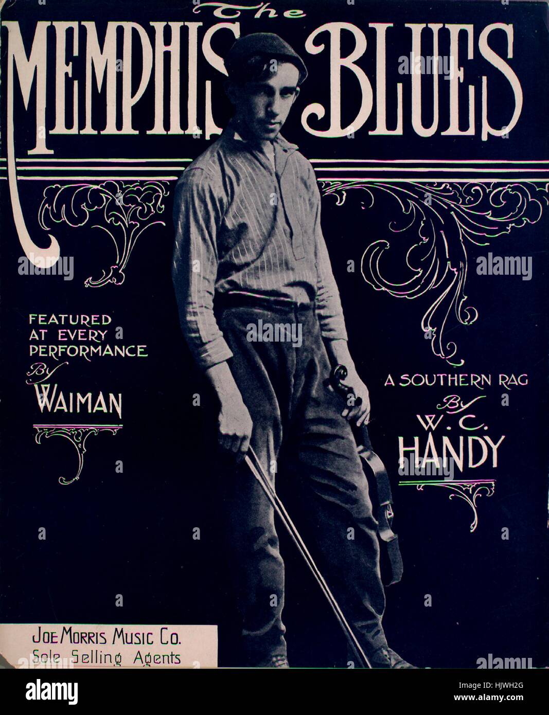 Sheet music cover image of the song 'The Memphis Blues, or, Mister ...