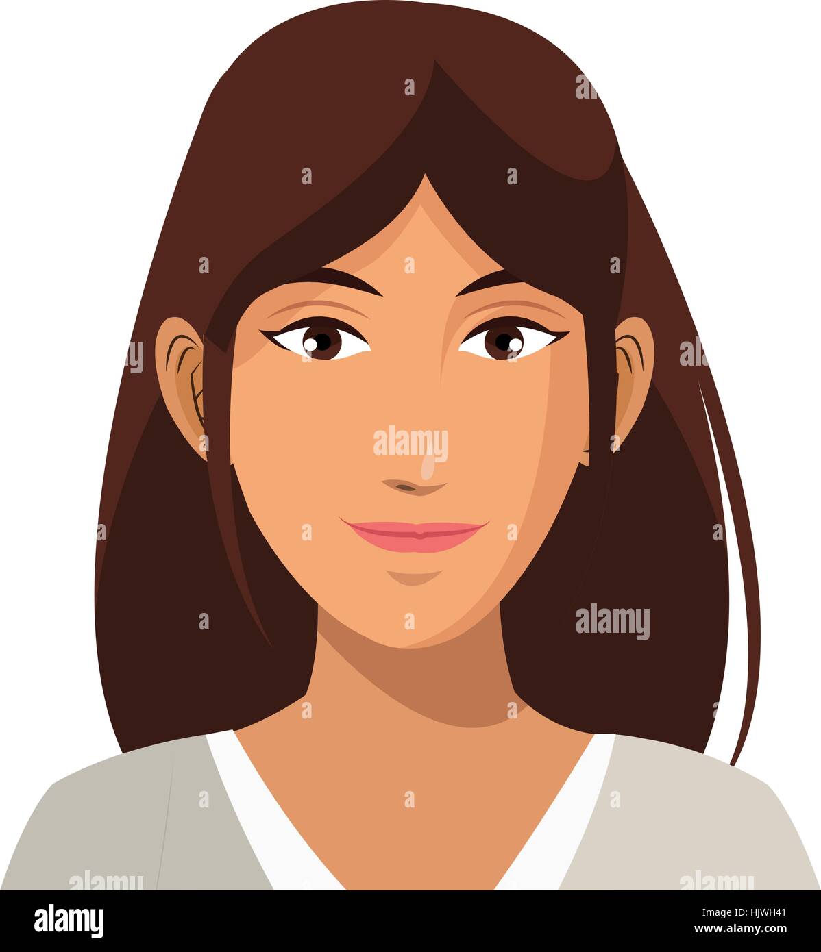 woman cartoon icon Stock Vector Image & Art - Alamy