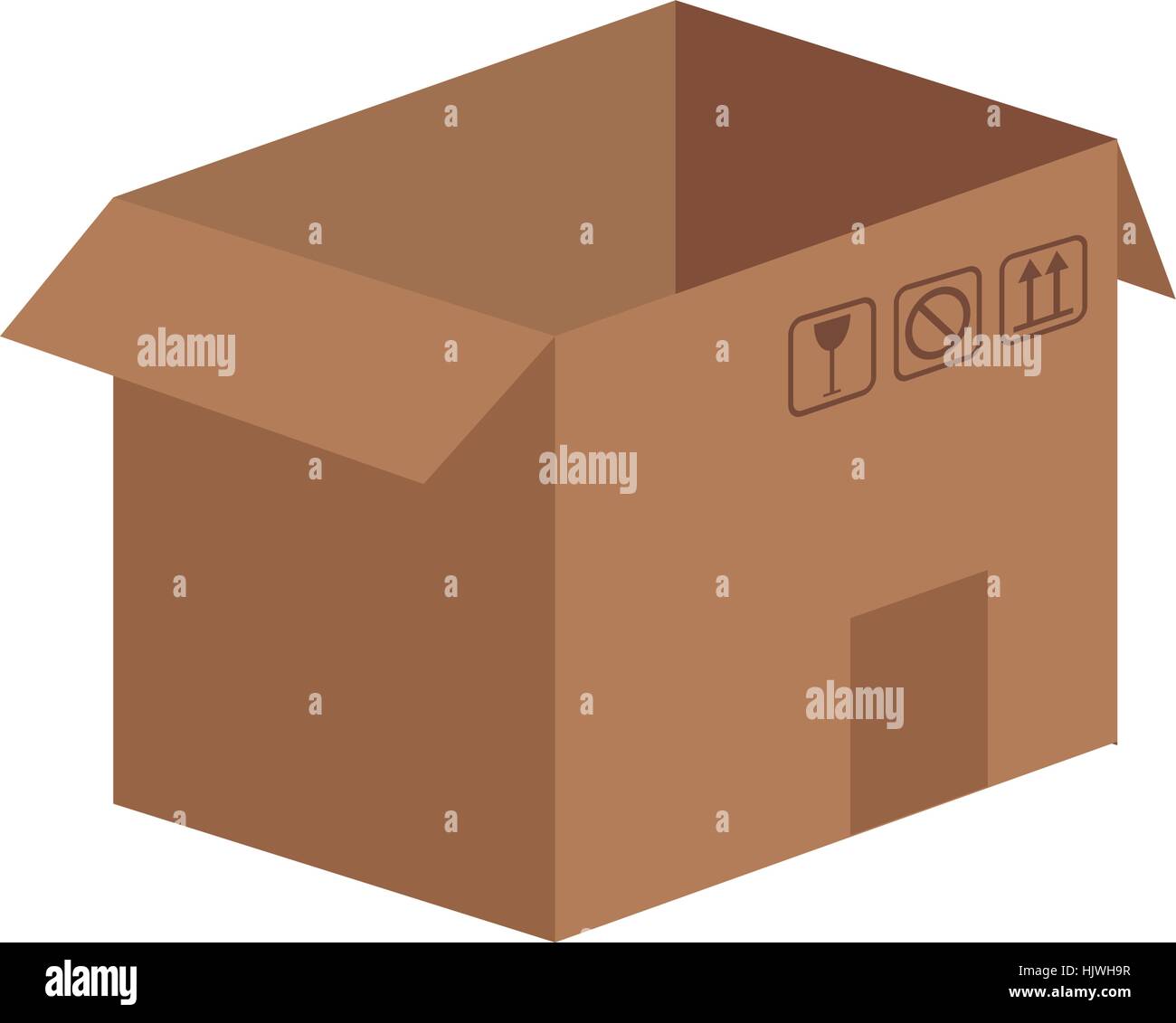 carton box icon Stock Vector Image & Art - Alamy