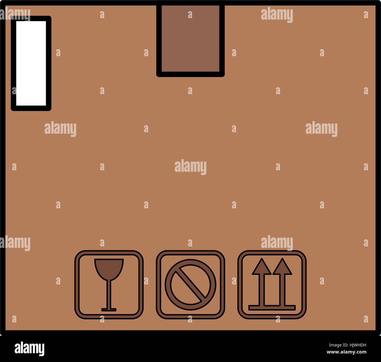 carton box icon Stock Vector Image & Art - Alamy