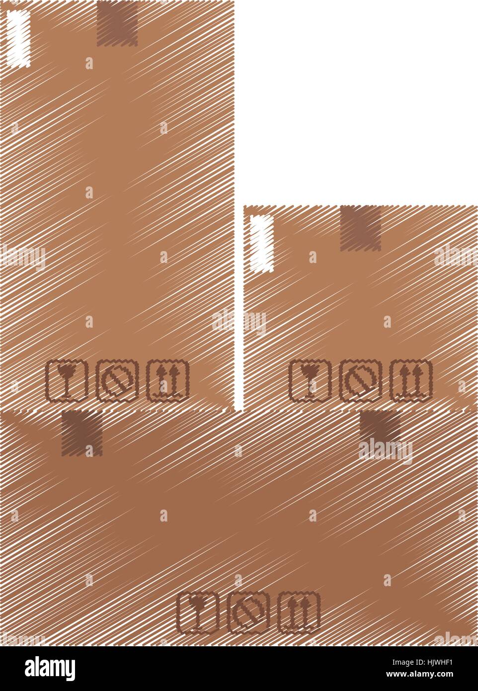 carton box icon Stock Vector Image & Art - Alamy