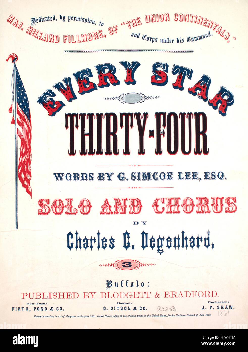 Sheet music cover image of the song 'Every Star Thirty-Four Solo and ...