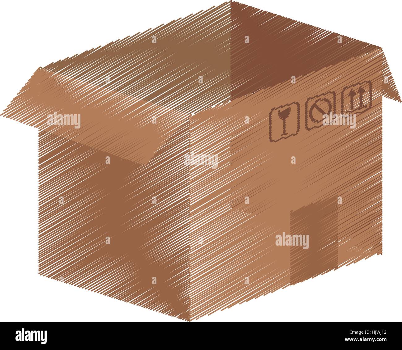 carton box icon Stock Vector Image & Art - Alamy