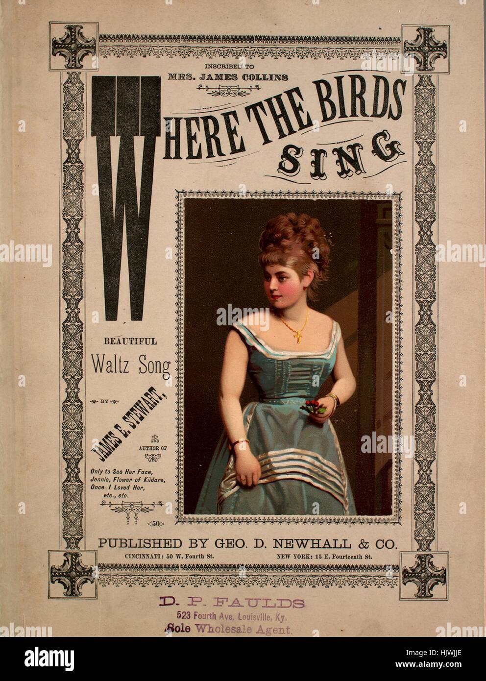 Sheet music cover image of the song 'Where the Birds Sing Beautiful ...