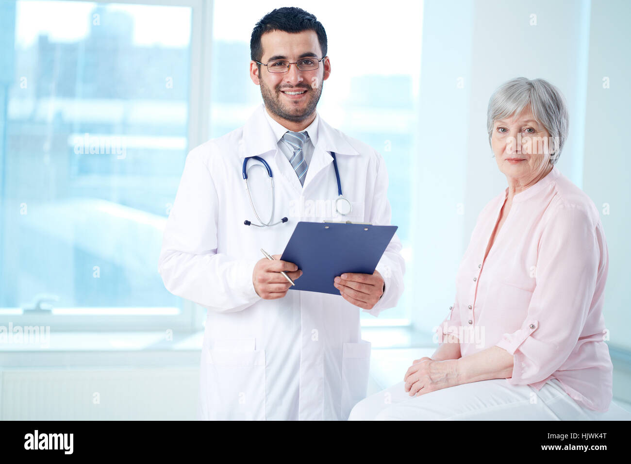 doctor, physician, medic, medical practicioner, woman, blue, humans ...