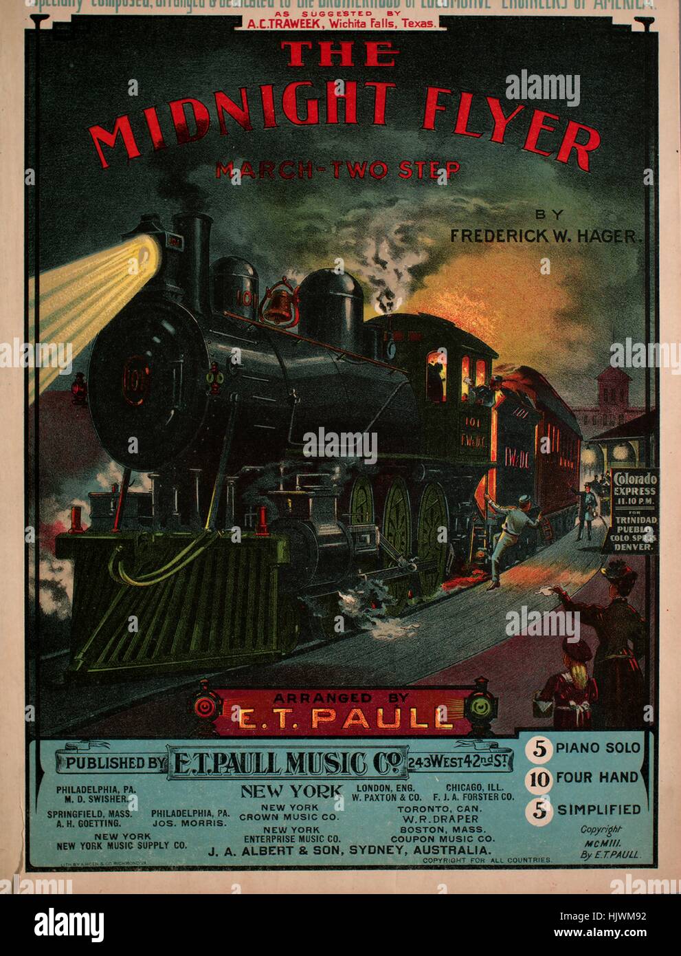 Midnight flyer hi-res stock photography and images - Alamy