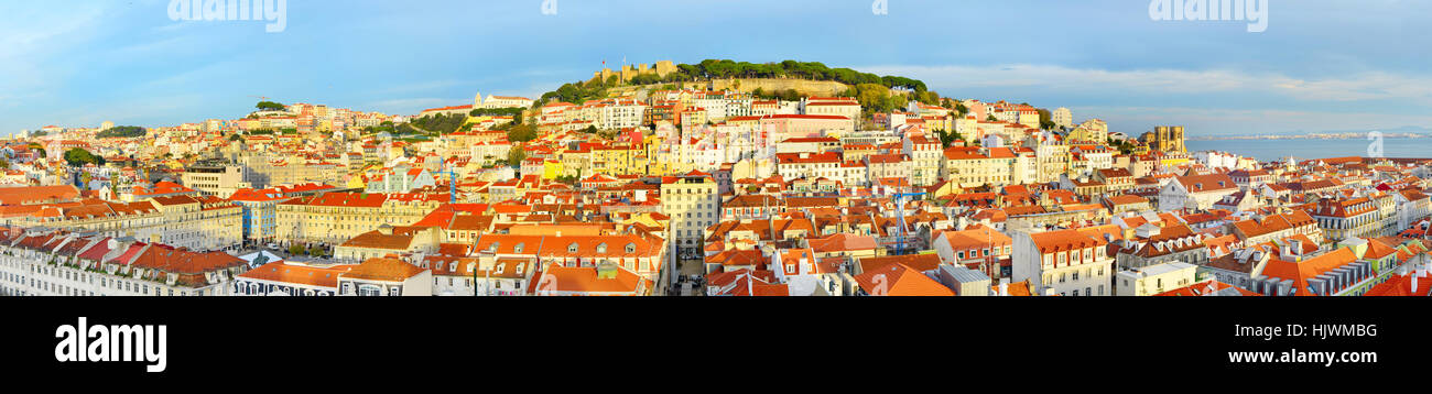 Lisbon top view hi-res stock photography and images - Alamy