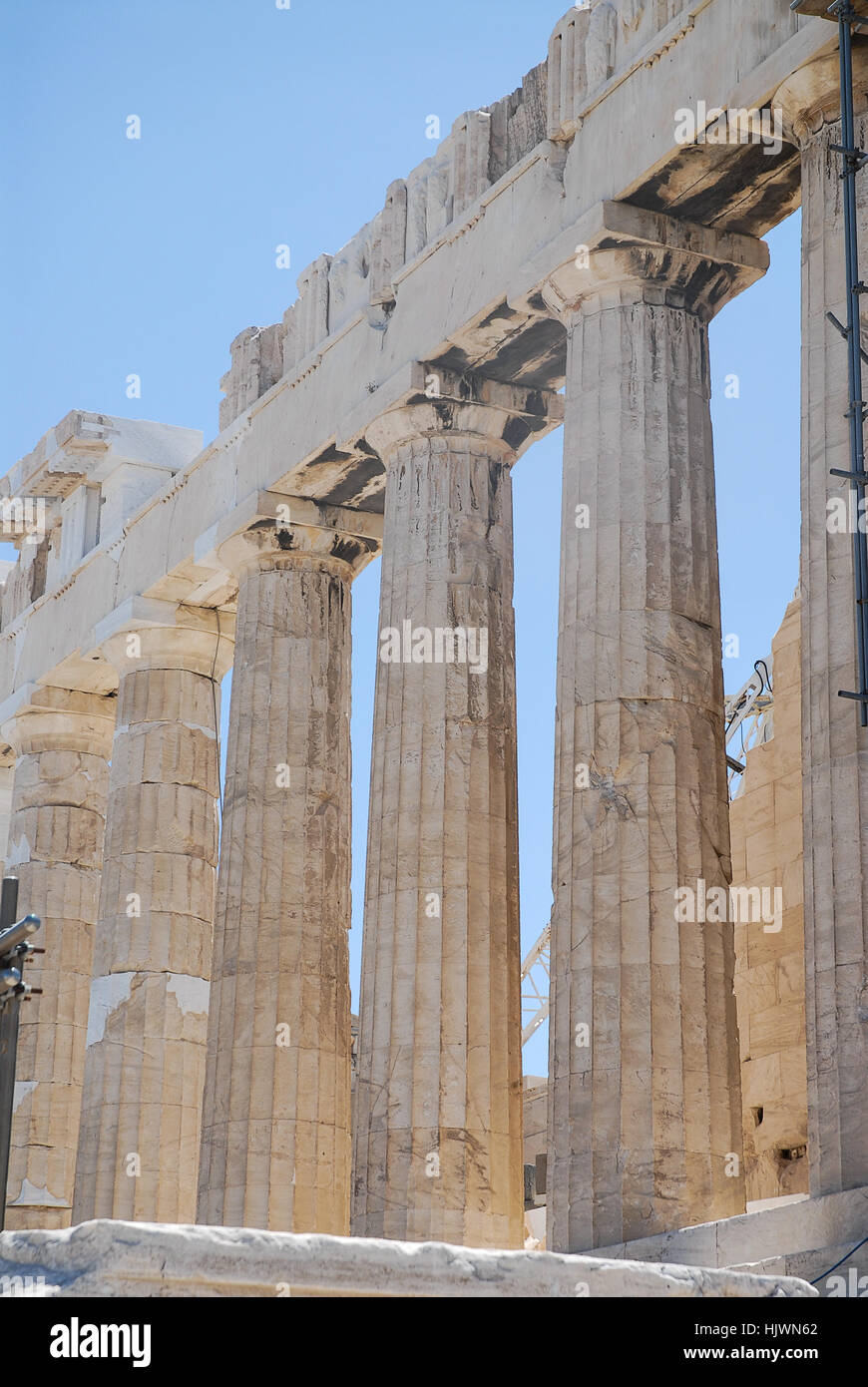 detail, temple, frieze, column, athens, acropolis, monument, art ...