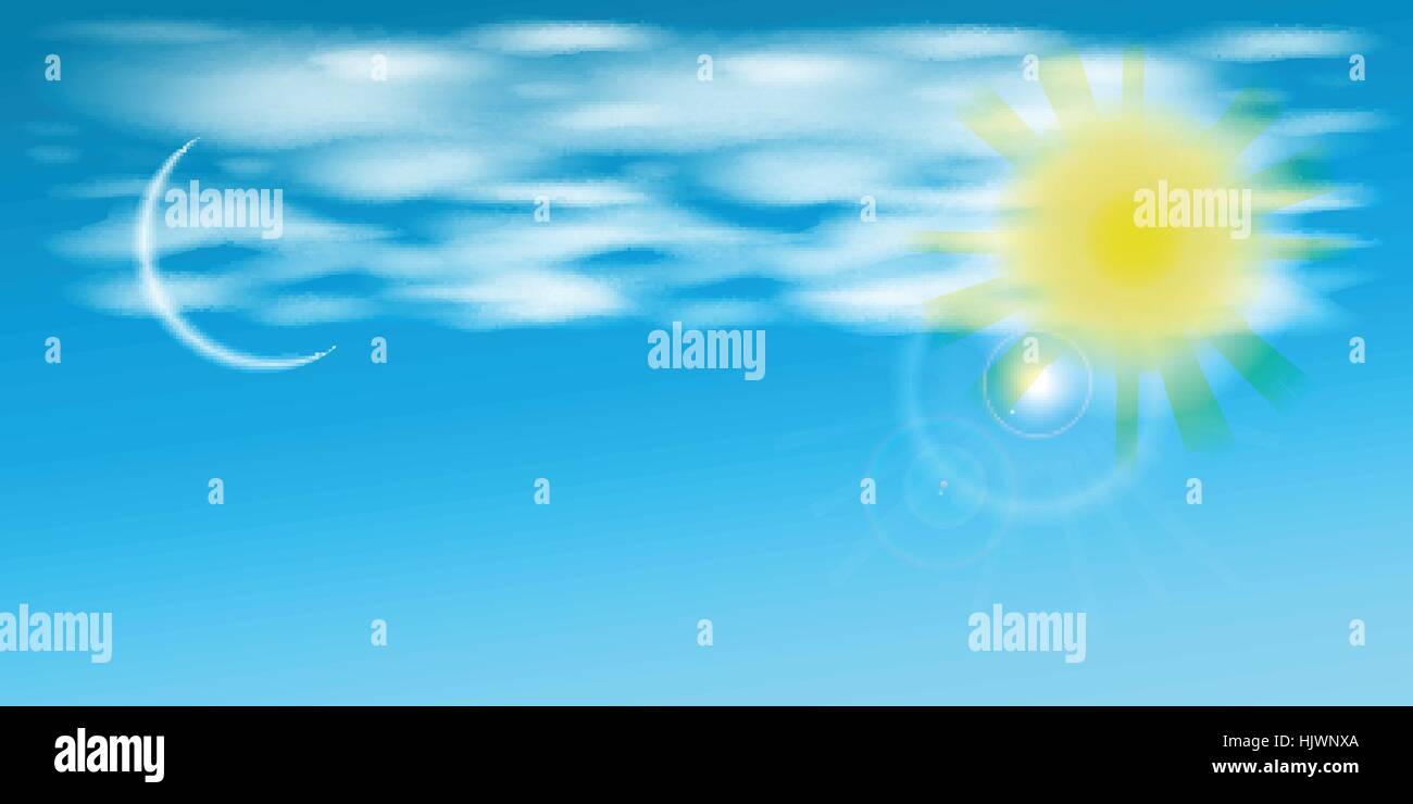 Time sky clouds Stock Vector Images - Alamy