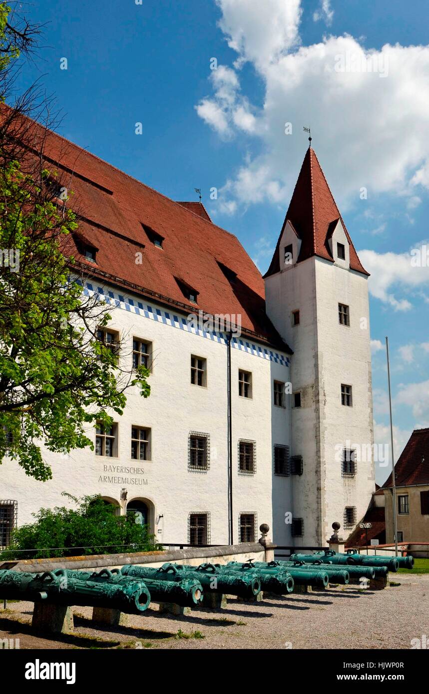 old town, bavaria, museum, guns, chateau, castle, house, building ...