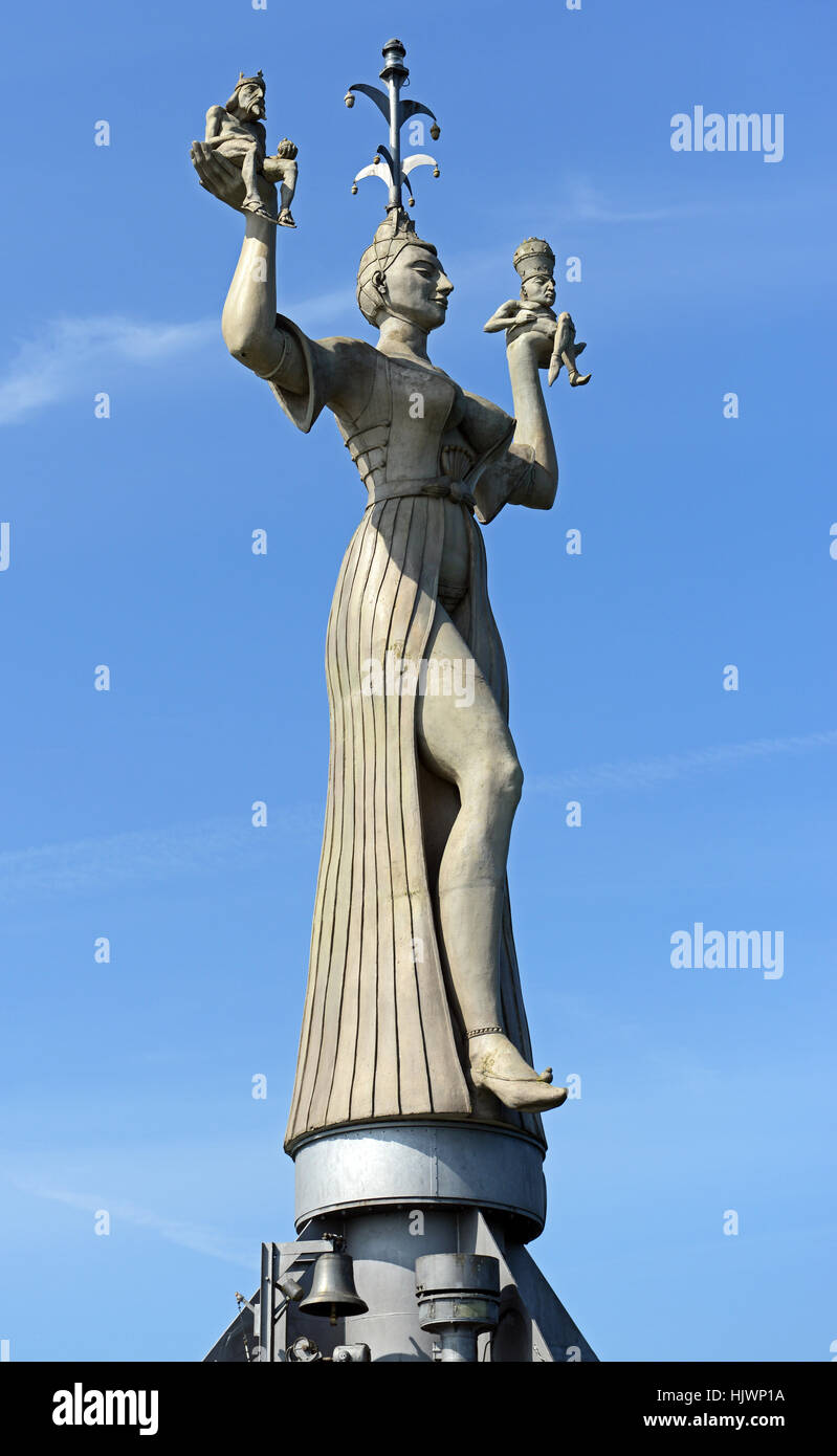 harbor, lake constance, harbours, constancy, historical, art, stone ...