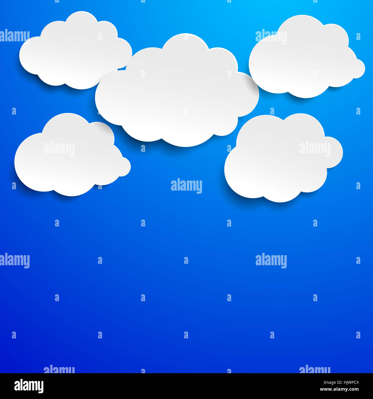 blue, info, office, note, memo, presentation, brochure, tree, cloud ...