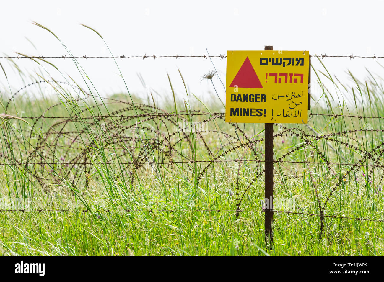 danger, caution, warning, sign, mines, borderline, minefield, danger ...