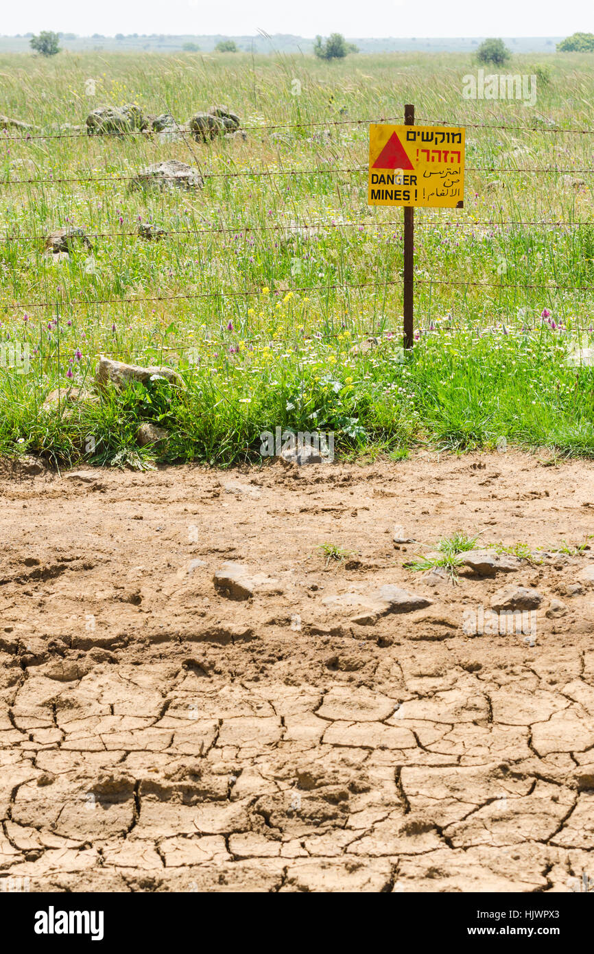 danger, caution, warning, sign, mines, borderline, minefield, danger ...