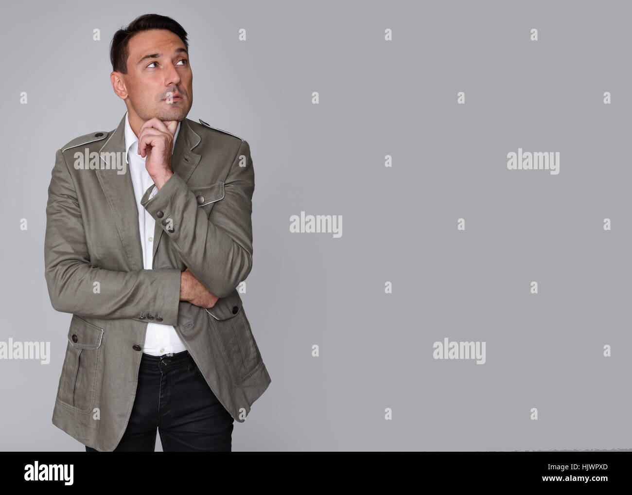 Fashionable handsome man hi-res stock photography and images - Alamy