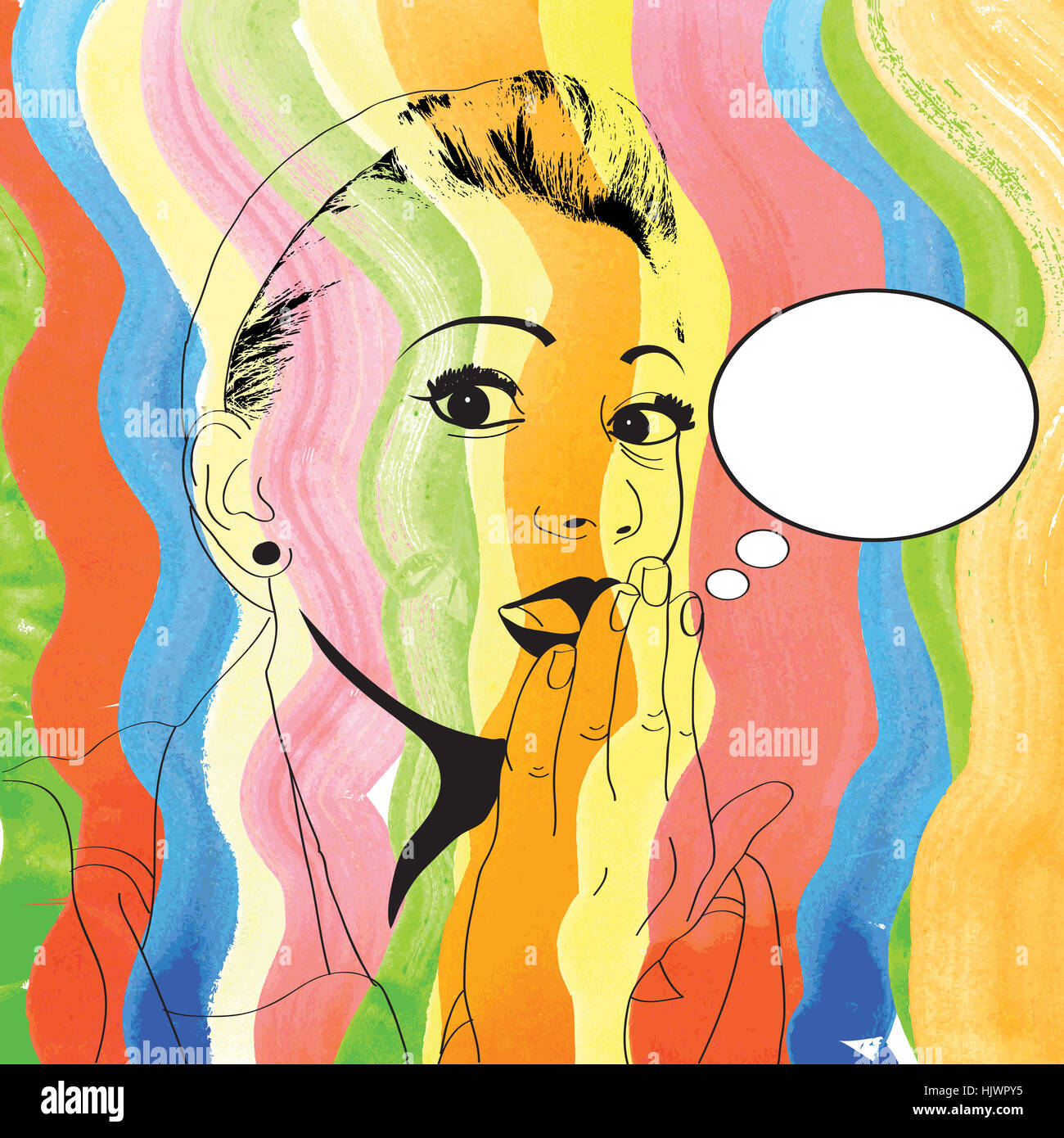 decoration, sign, torn, vector, blond, bobble, line, woman, talk ...