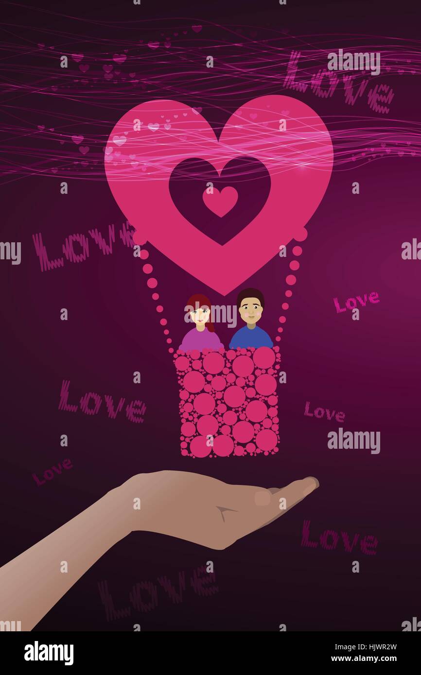 Abstract male hand on Stock Vector Images - Alamy