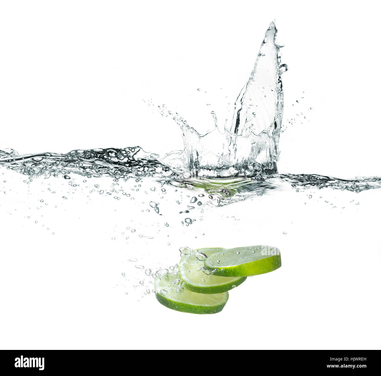 Water drops on lime hi-res stock photography and images - Alamy