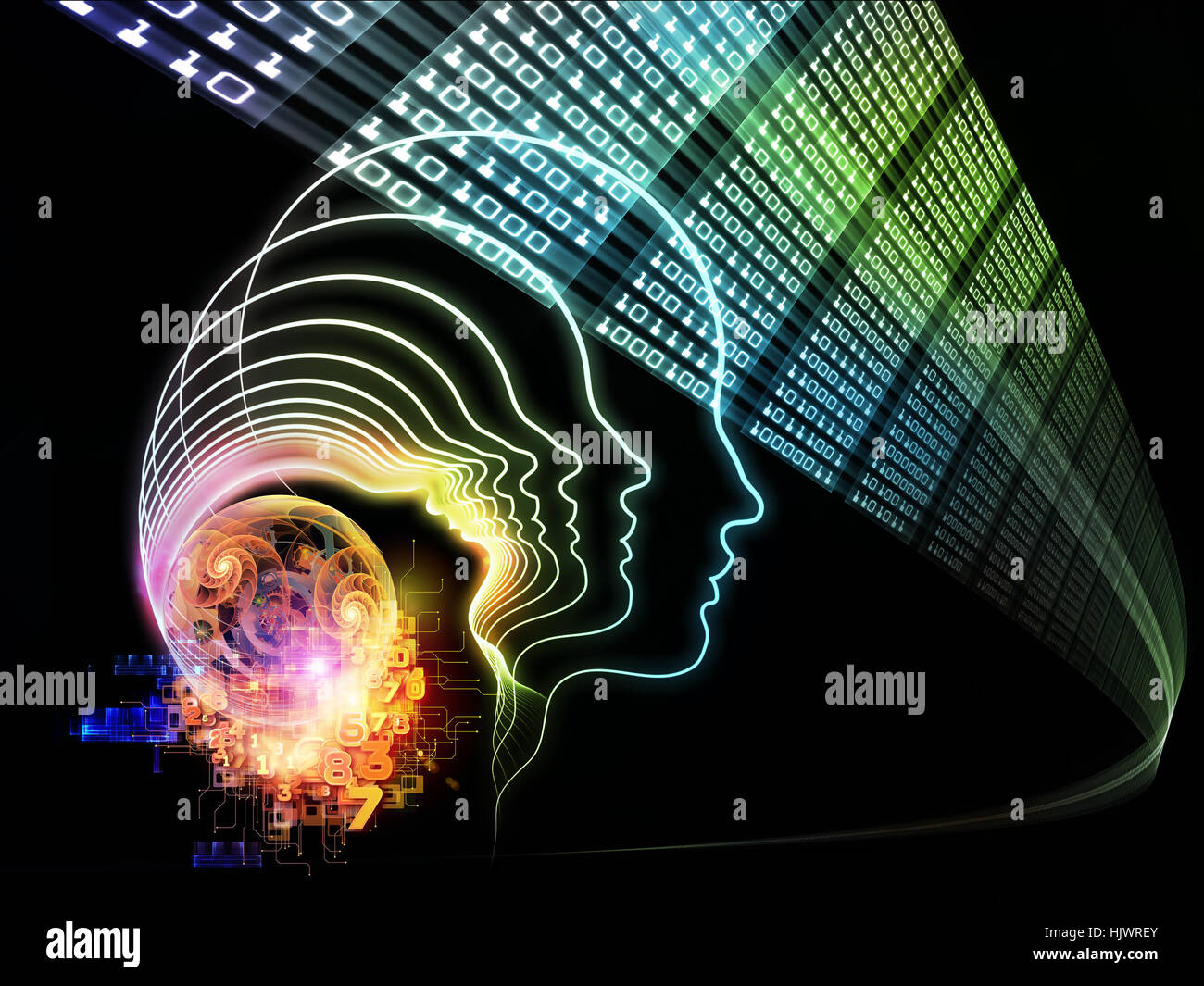 woman, profile, calculation, education, composition, model, design ...
