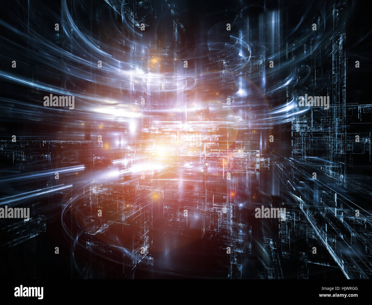 sign, signal, city, town, horizon, space, industrial, science, future ...