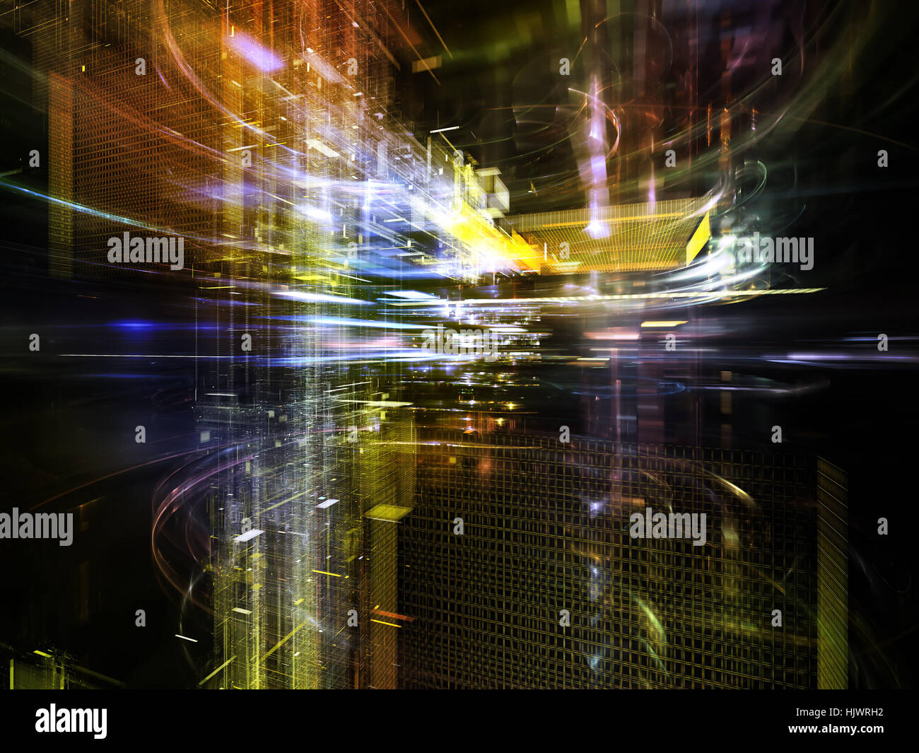 sign, signal, city, town, horizon, space, industrial, science, future ...
