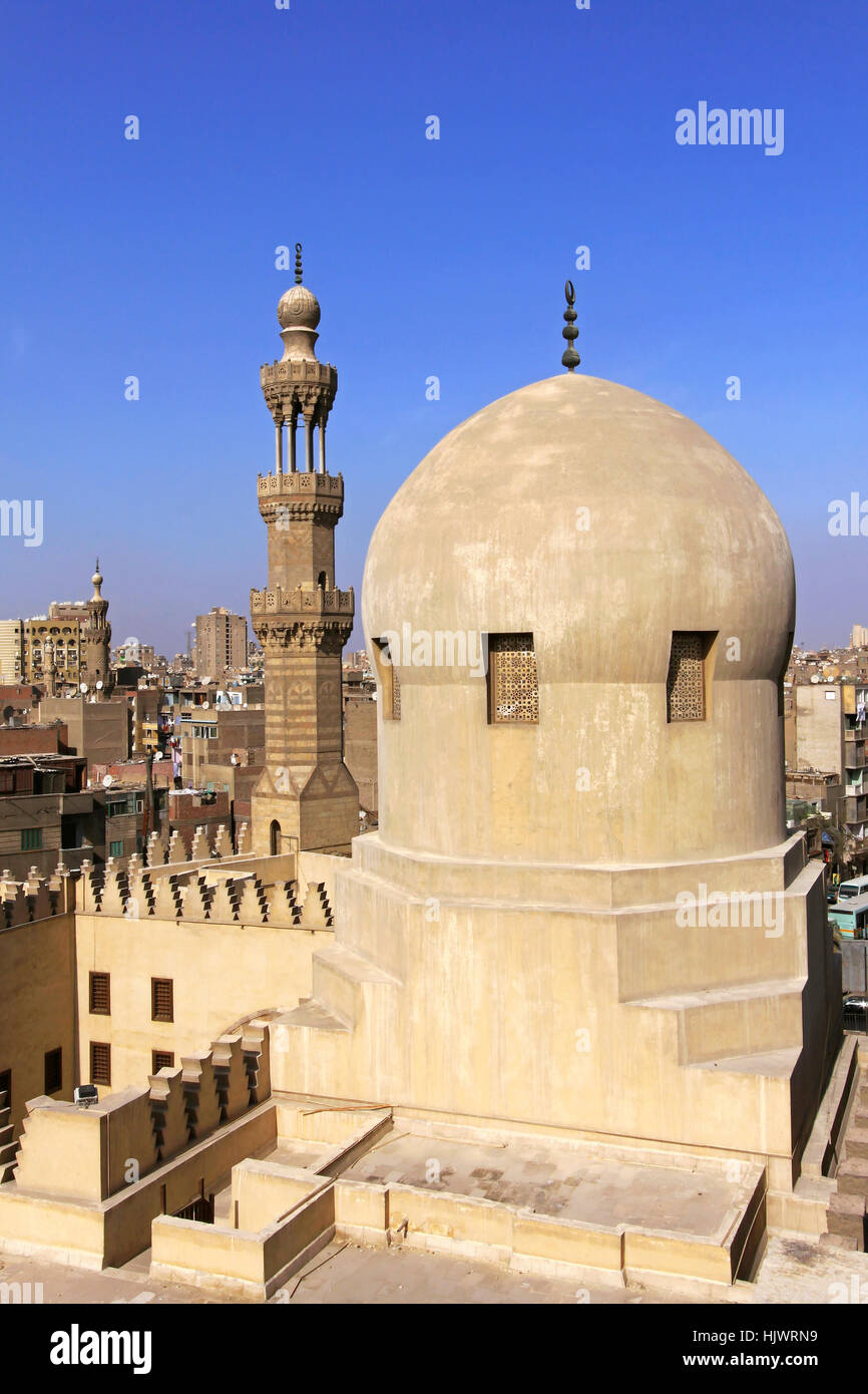 tower, dome, africa, cairo, egypt, mosque, tower, buildings, houses ...