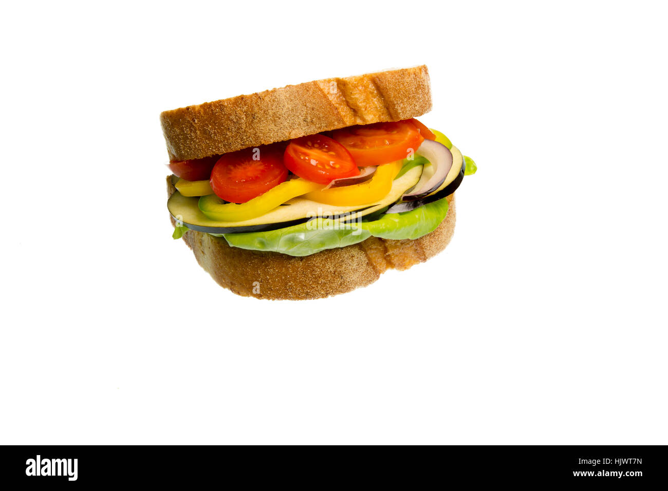 Vegetable sandwitch Cut Out Stock Images & Pictures - Alamy