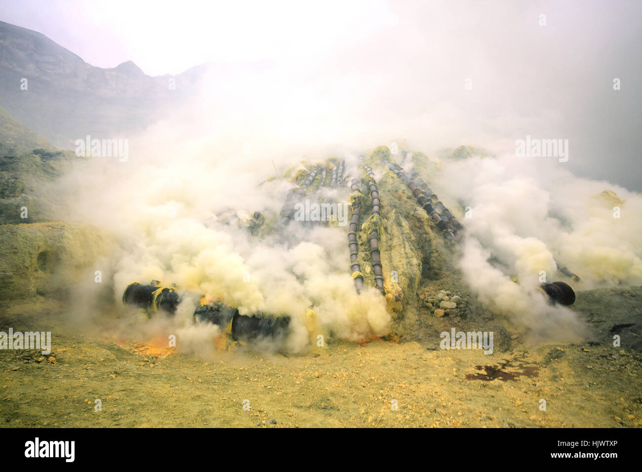 indonesia, gas, geology, mine, acid, mining, smoke, smoking, smokes ...