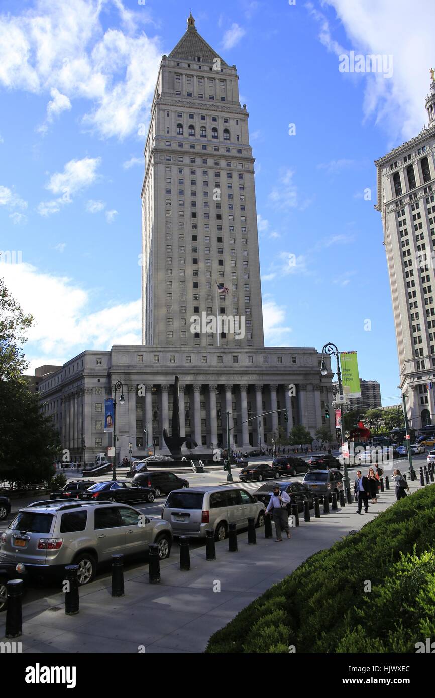 The United State Court House at Foley Square. Foley Square, New York ...