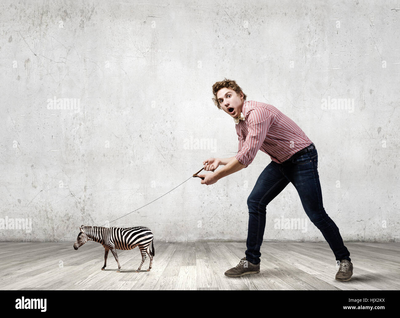 The zebra man hi-res stock photography and images - Alamy