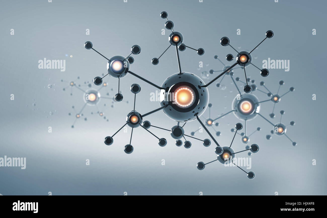Futuristic technology background molecule hi-res stock photography and ...