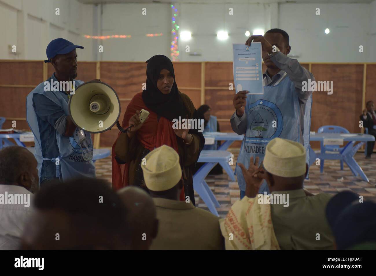 On December 10, 2016, election officials in Mogadishu, Somalia ...