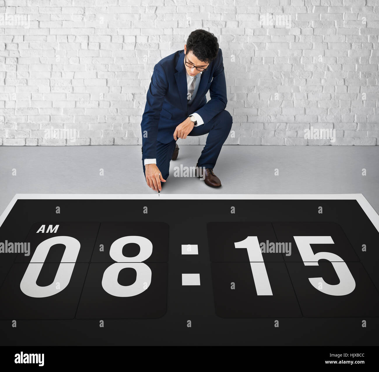 Clock Alarm Punctual Time Management Personal Organizer Concept Stock ...