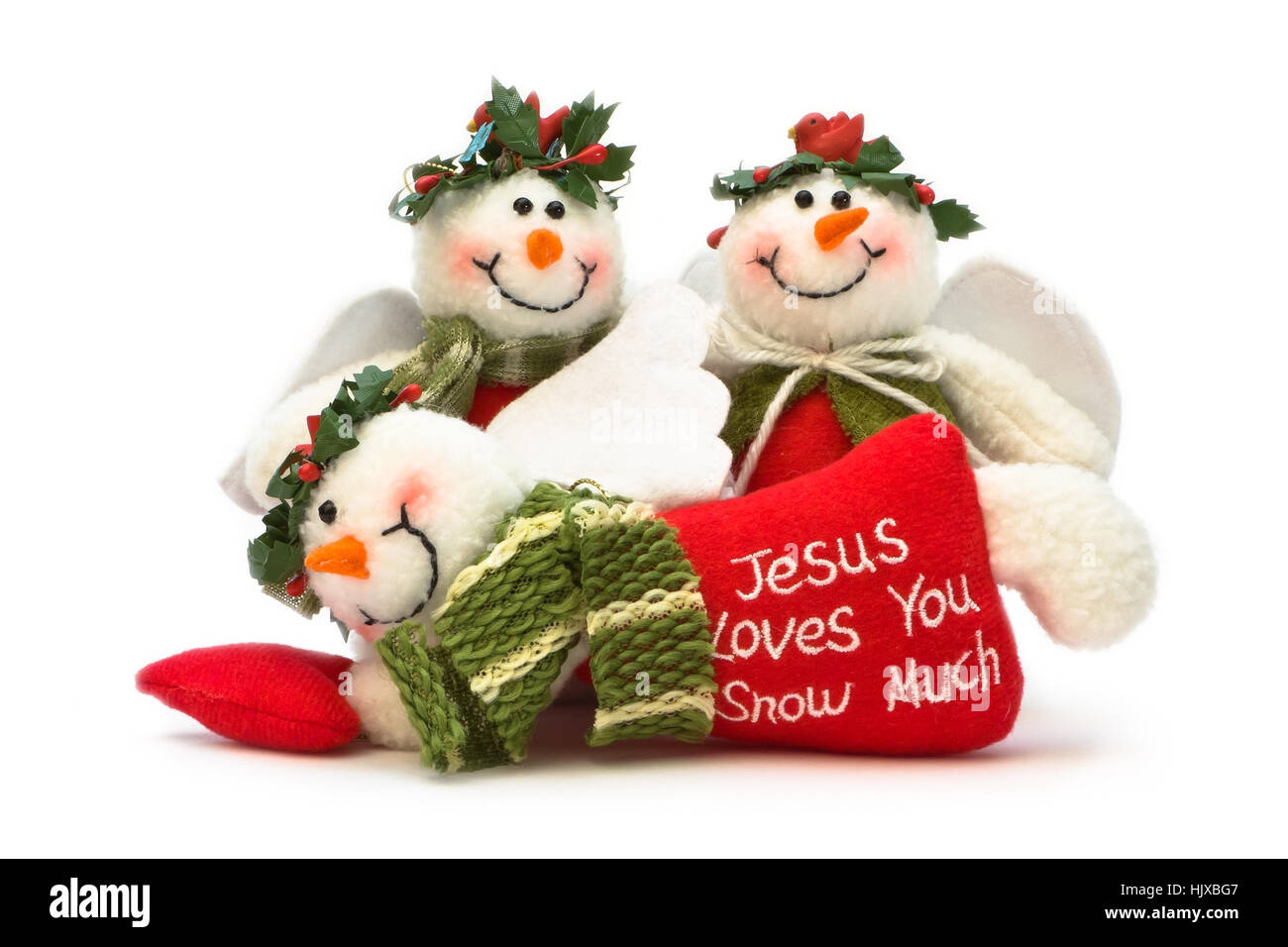 Jesus loves you snow much, isolated on white Stock Photo - Alamy