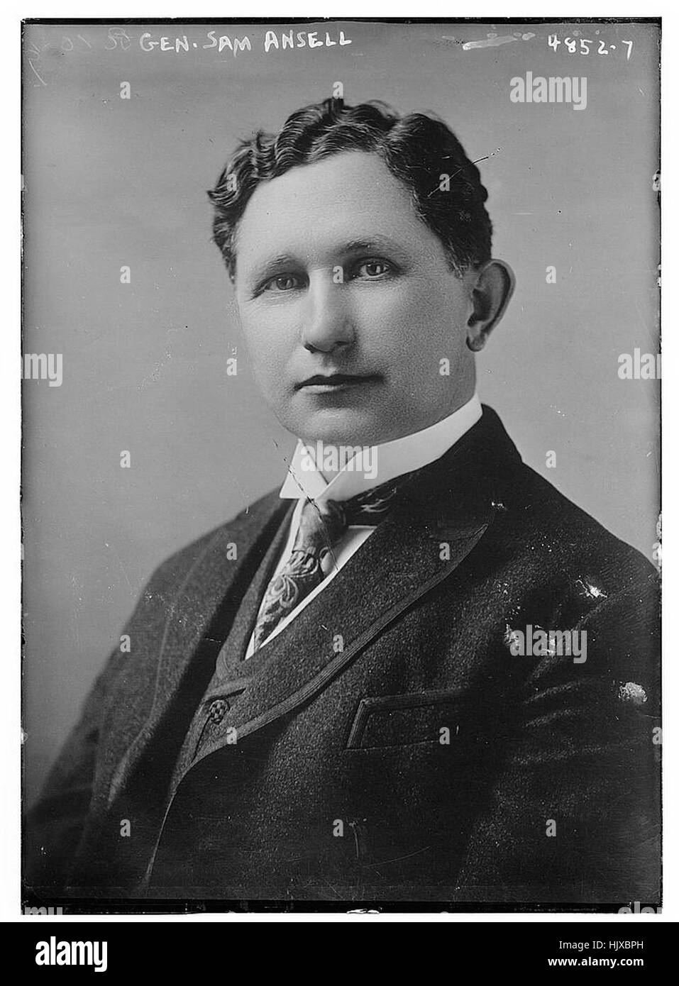 A portrait of General Sam Ansell, an influential military leader ...