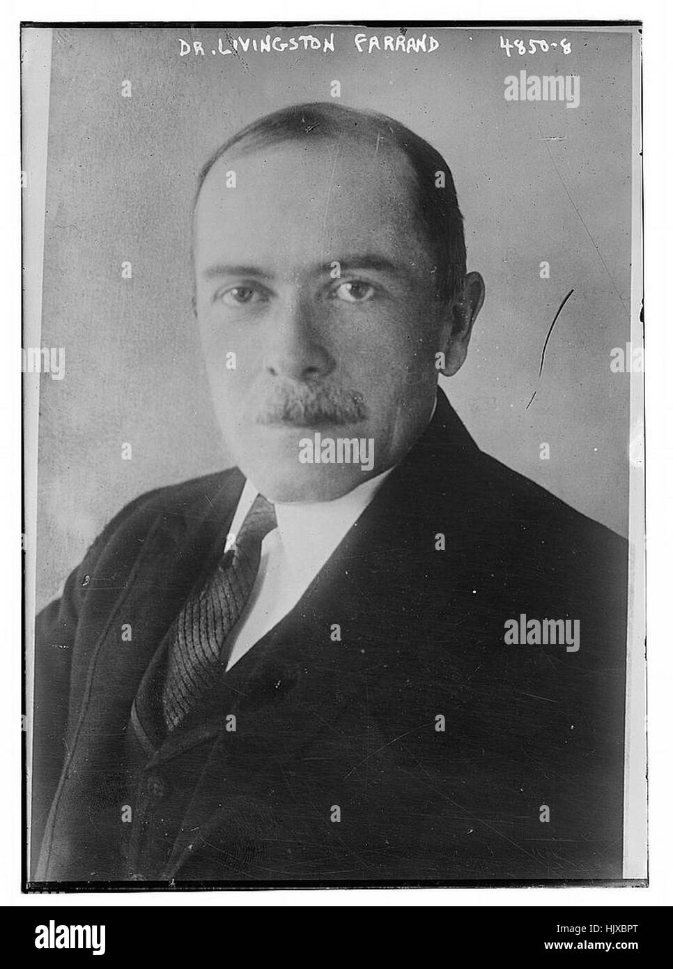 A historical photograph of Dr. Livingston Farrand, a renowned figure in ...
