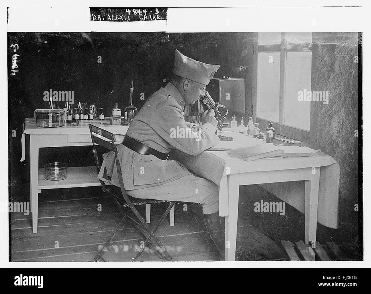 A portrait or photograph of Dr. Alexis Carrel, reflecting his ...