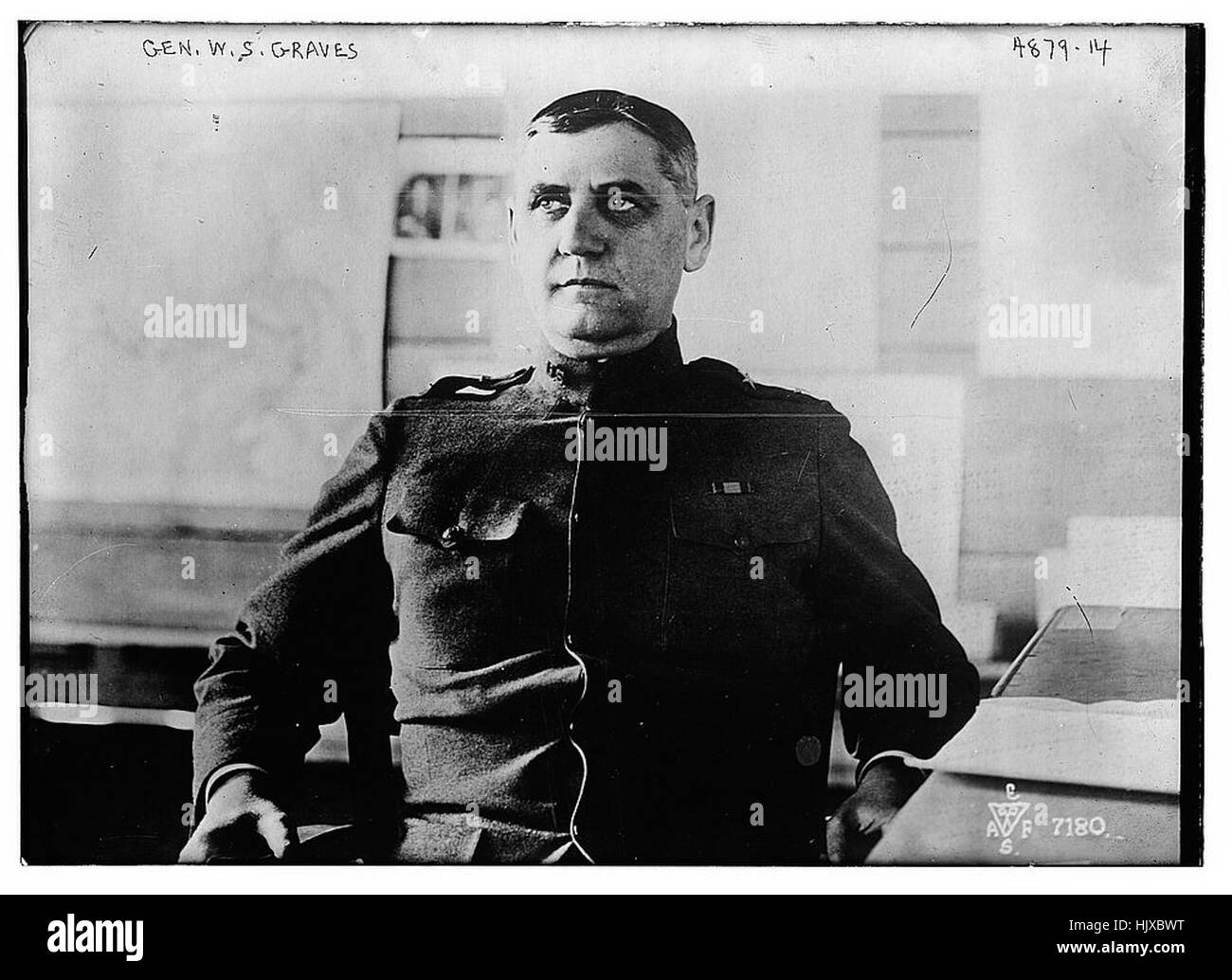 Portrait of General WS Graves, a notable figure in military history ...