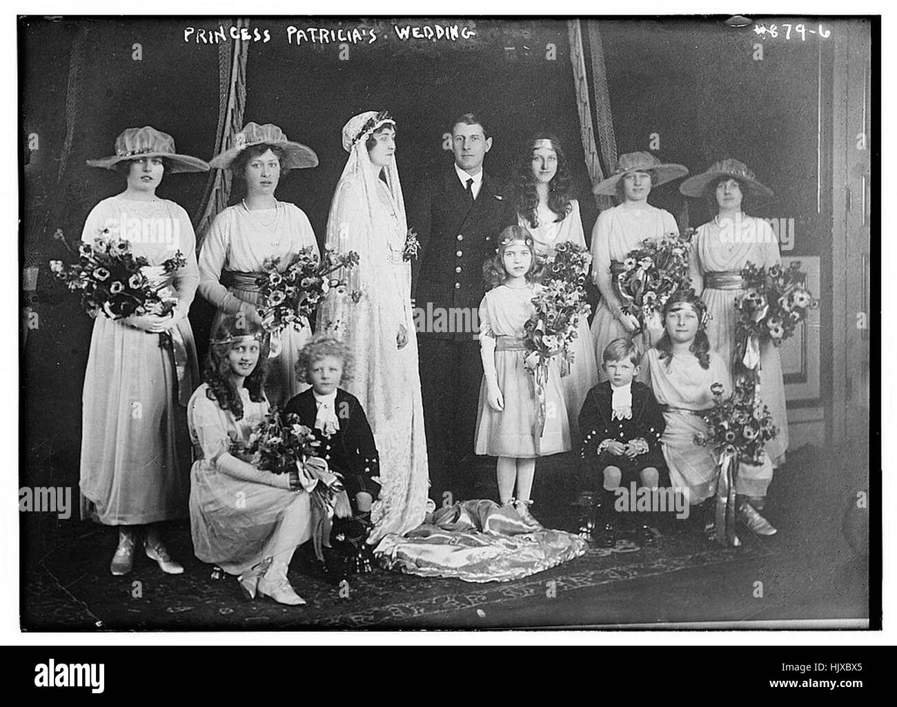 A historical record of Princess Patricia’s wedding, capturing a ...